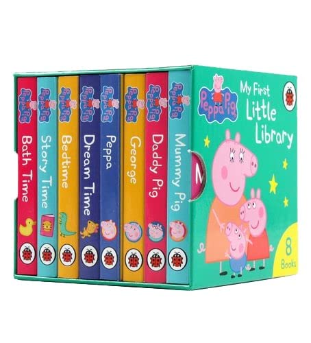 Peppa Pig My First Little Library Collection 8 Books Box Set by Peppa ...