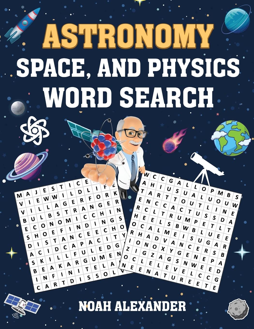 Astronomy, Space and Physics Word Search: large word search puzzles 8 ...