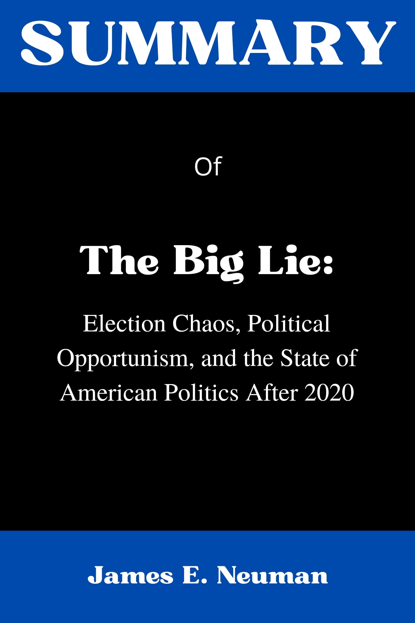 Summary of The Big Lie: Election Chaos, Political Opportunism, and the ...