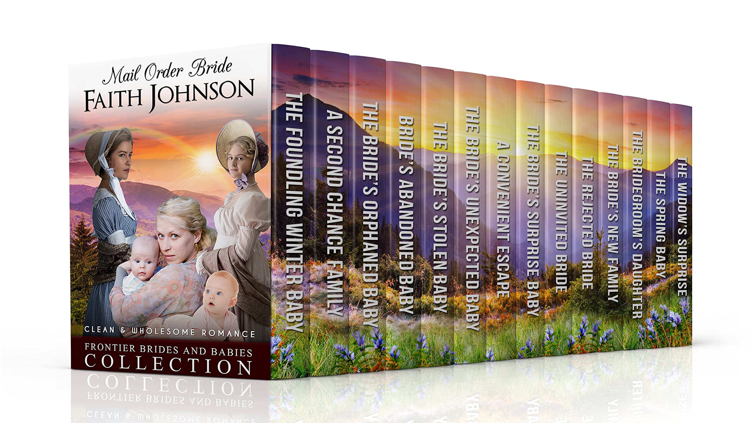Frontier Brides and Babies Collection: 14 Book Mail Order Bride Box Set ...