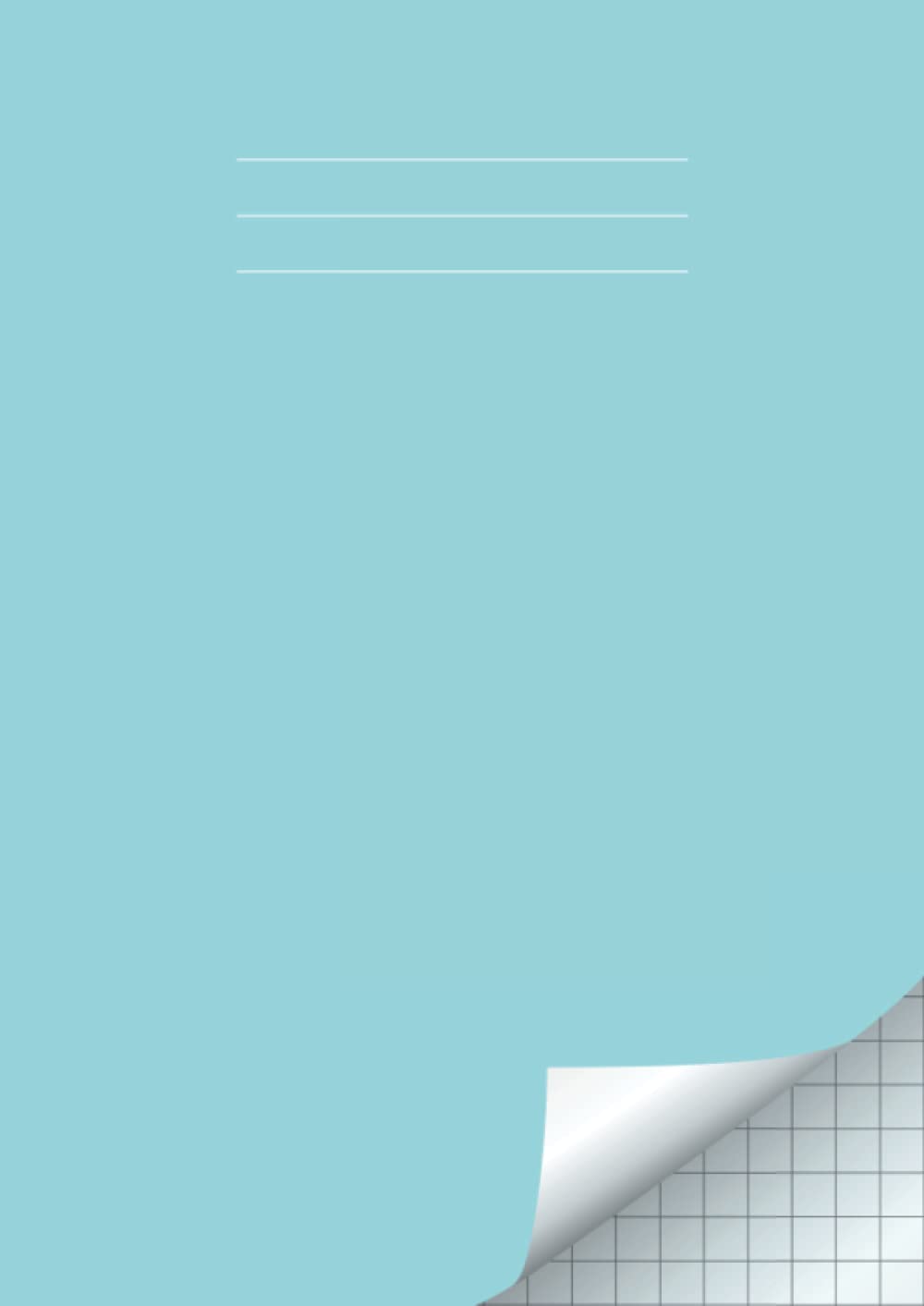 Graph Paper Notebook A4, School Maths Exercise Book: 10mm (1cm) Squared ...