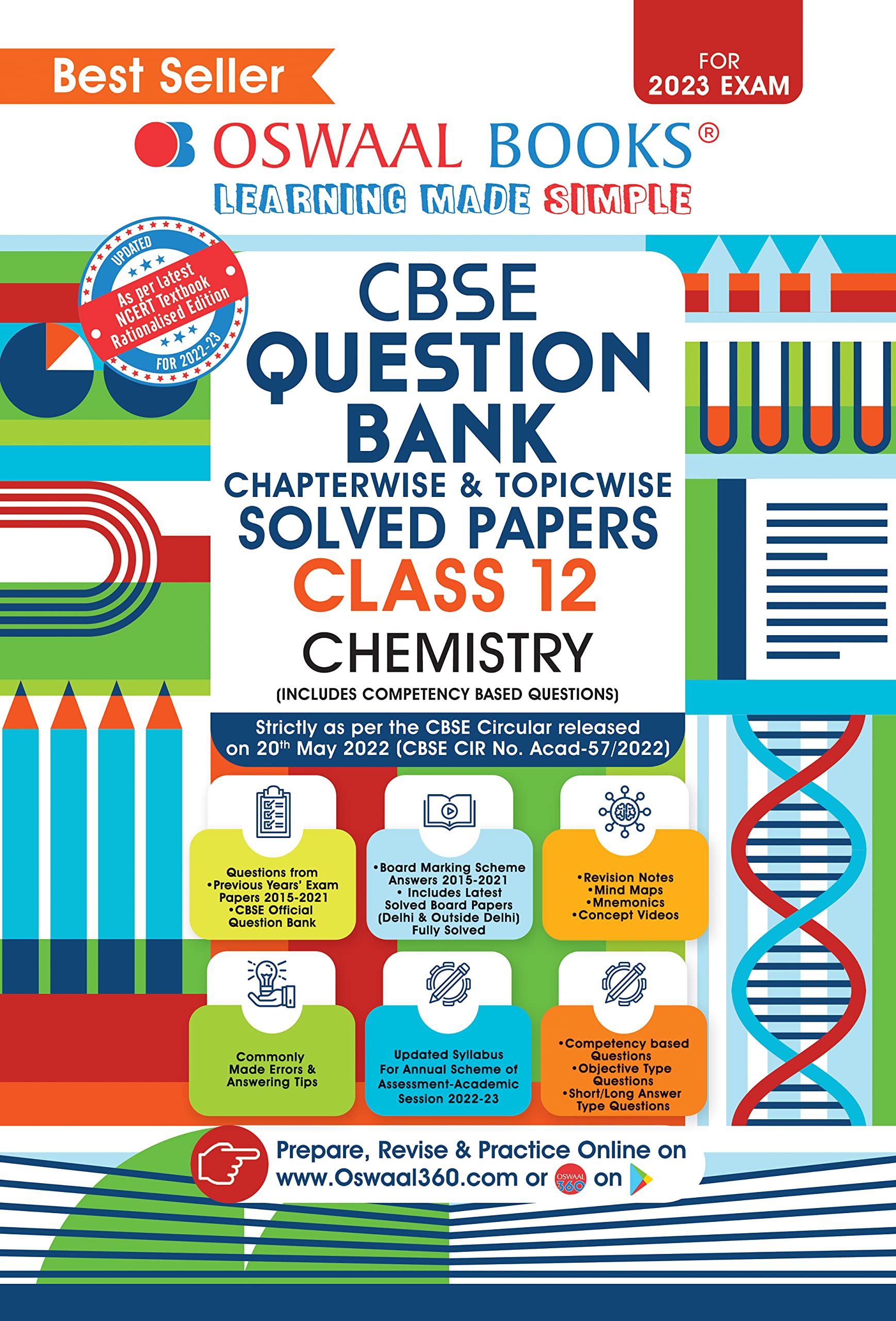 Oswaal CBSE Chapterwise & Topicwise Question Bank Class 12 Chemistry ...