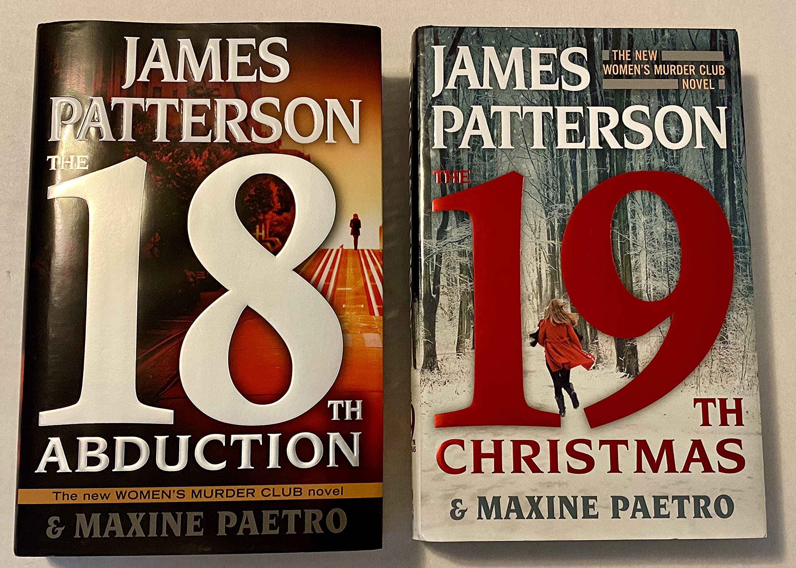 2 James Patterson Books! 1) The 18th Abduction 2) The 19th Christmas by ...