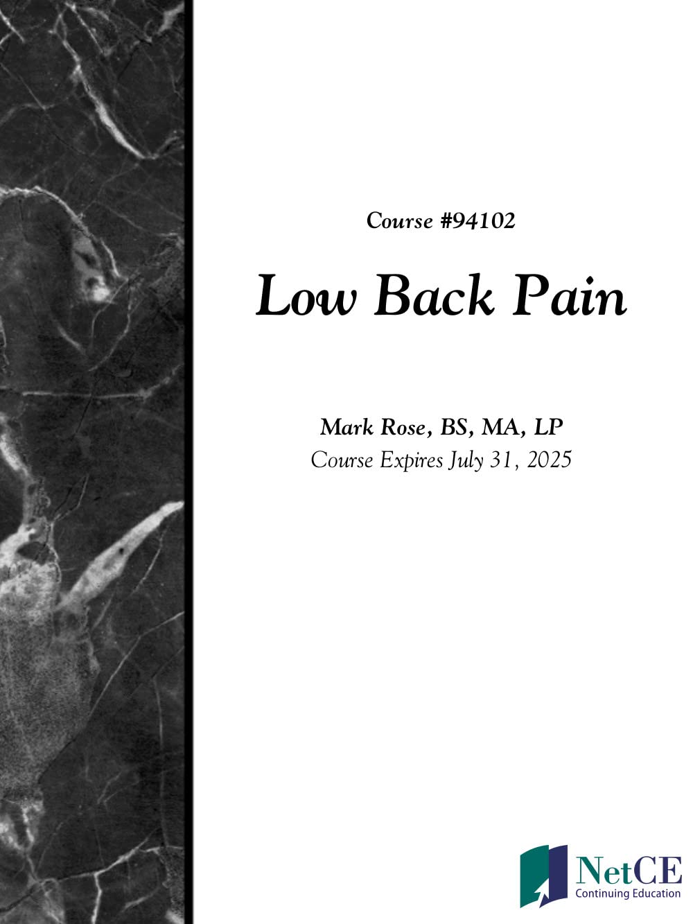 Low Back Pain by NetCE | Goodreads