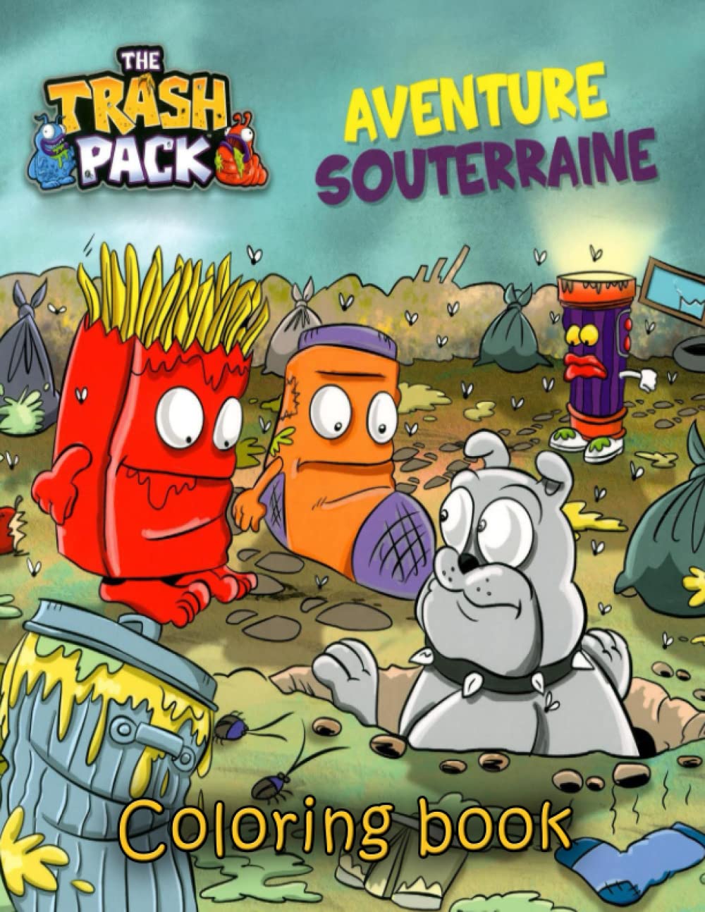 The Trash Pack Coloring Book: JUMBO Coloring Book for Kids and Adults ...
