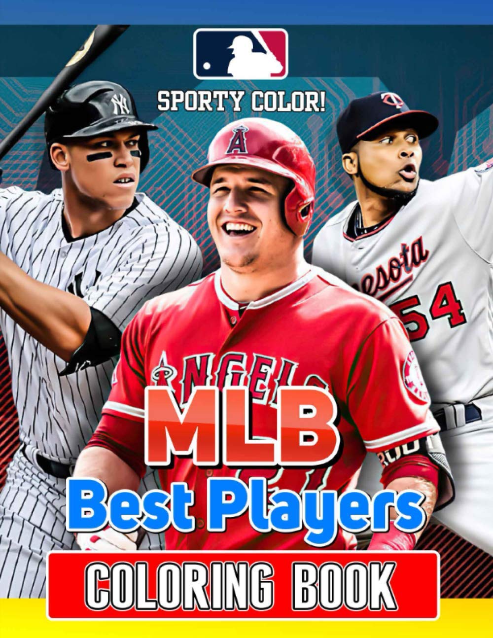 Sporty Color! MLB Best Players Coloring Book: A Coloring Book Featuring ...