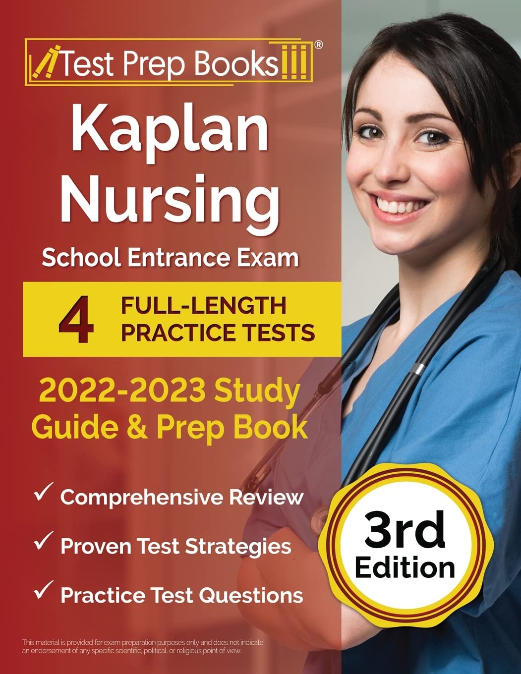 Kaplan Nursing School Entrance Exam 2022-2023 Study Guide: 4 Full ...