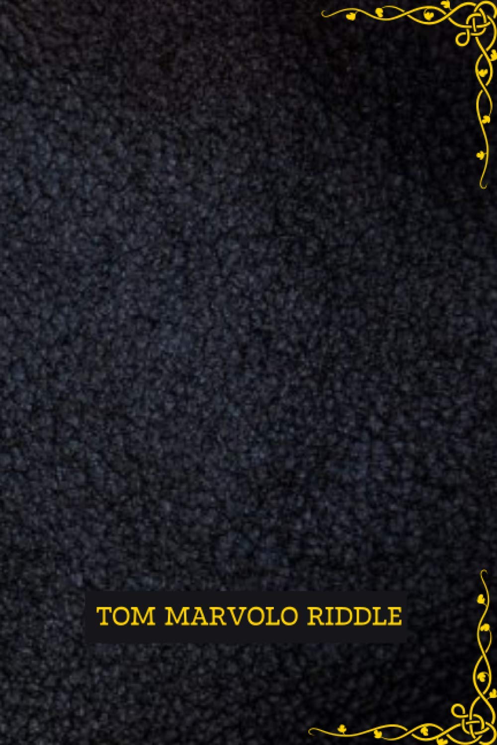 Tom Marvolo Riddle - Grand Carnet de Notes Jedusor: Ligné - 120 Pages ...