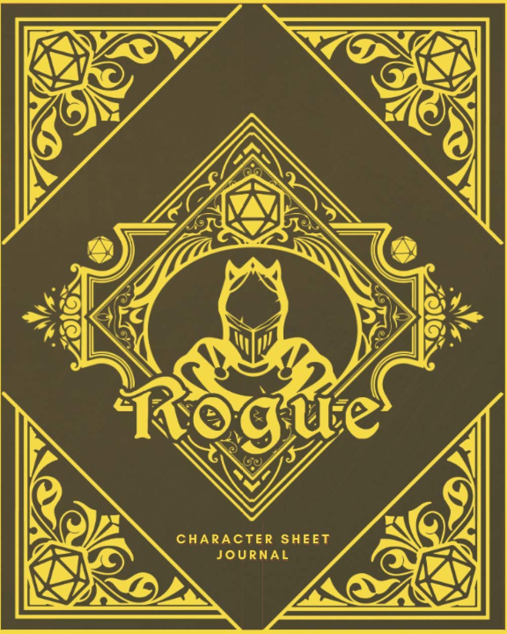 Rogue Character Sheet Journal: DnD Notebook With 50 Character Pages and ...