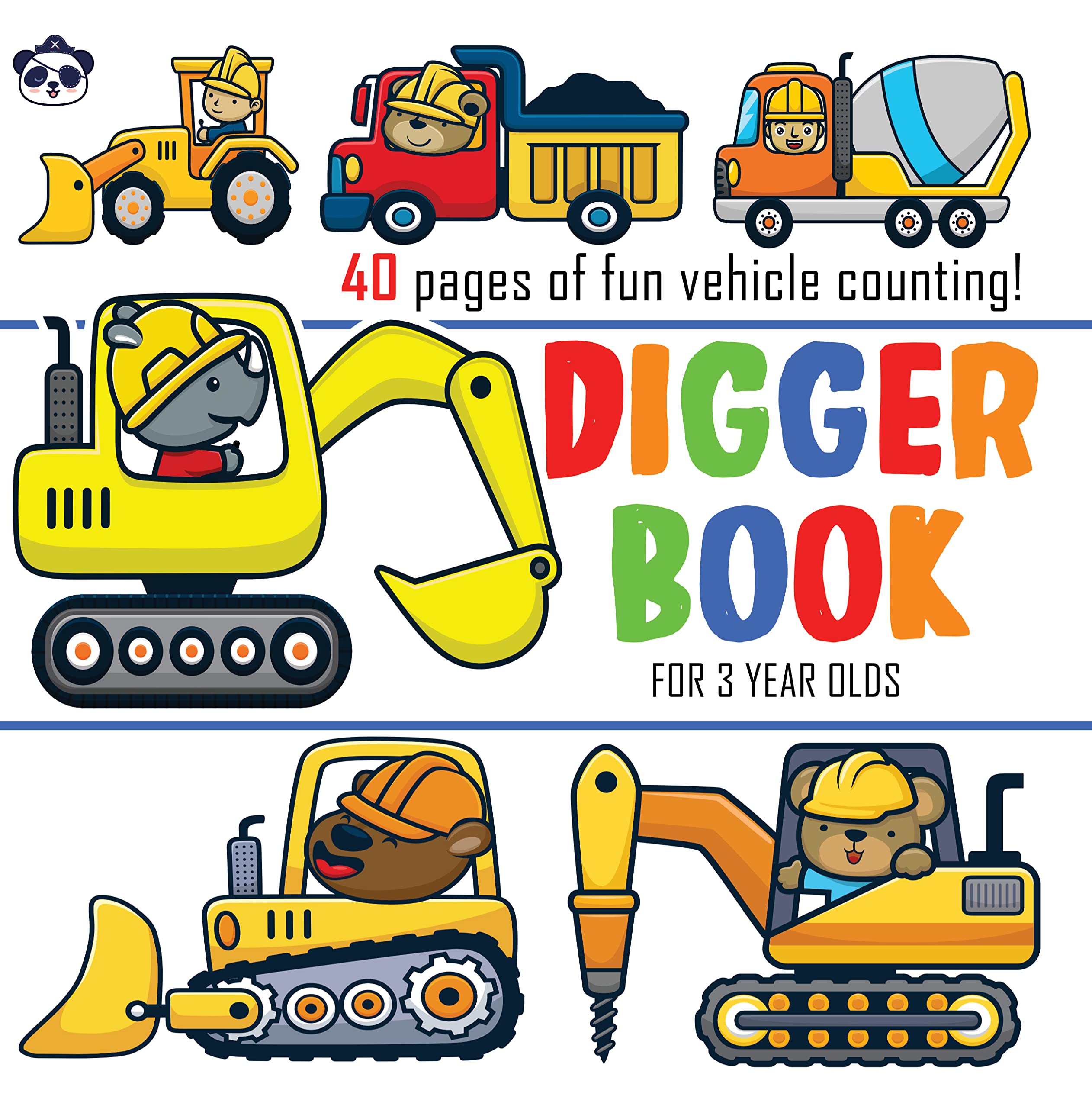 Digger Book: Count the Diggers, Dumper Trucks & Tractors by Toomi Malo ...