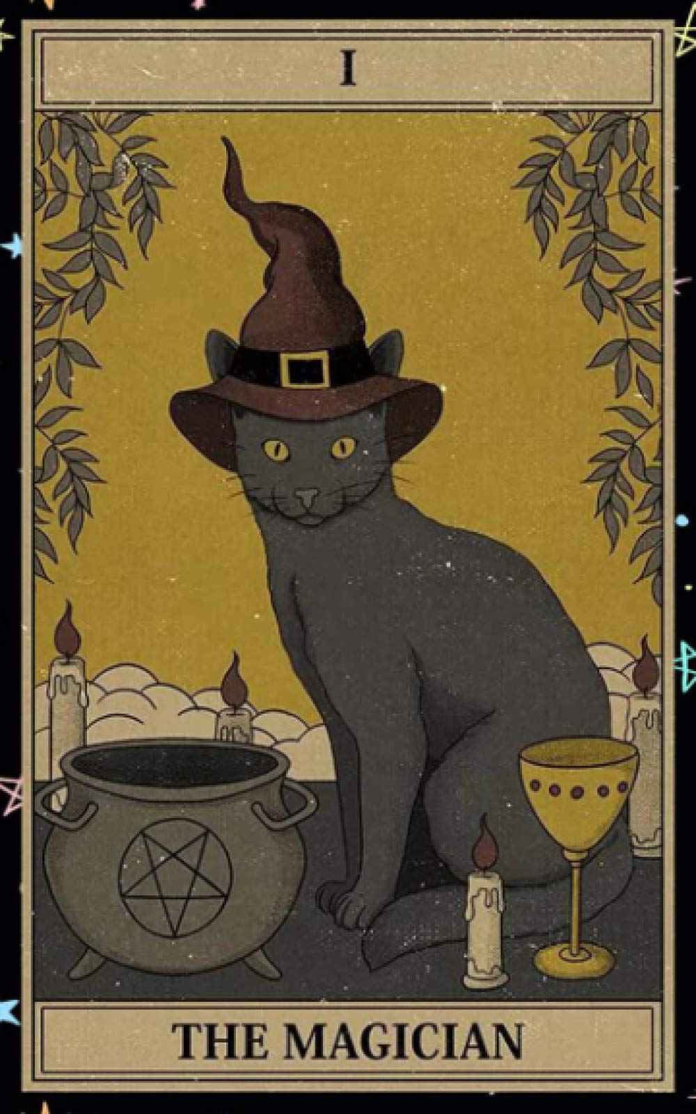 The Magician: Cat Tarot Card, Divination Journal, Magic Reading Journal ...
