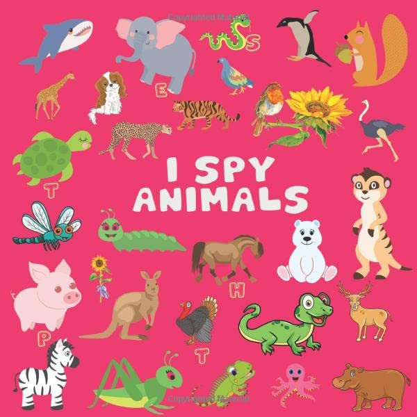 i spy Animals: i spy animals fun guessing game for 2-6 year old | A-Z ...