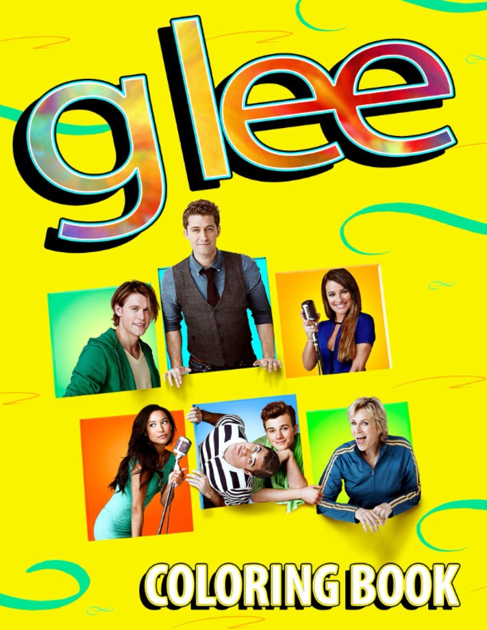 Glee Coloring Book: A Fantastic Coloring Book For Those Who Are Huge ...