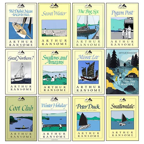 Swallows and Amazons Series 12 Books Collection Set By Arthur Ransome ...