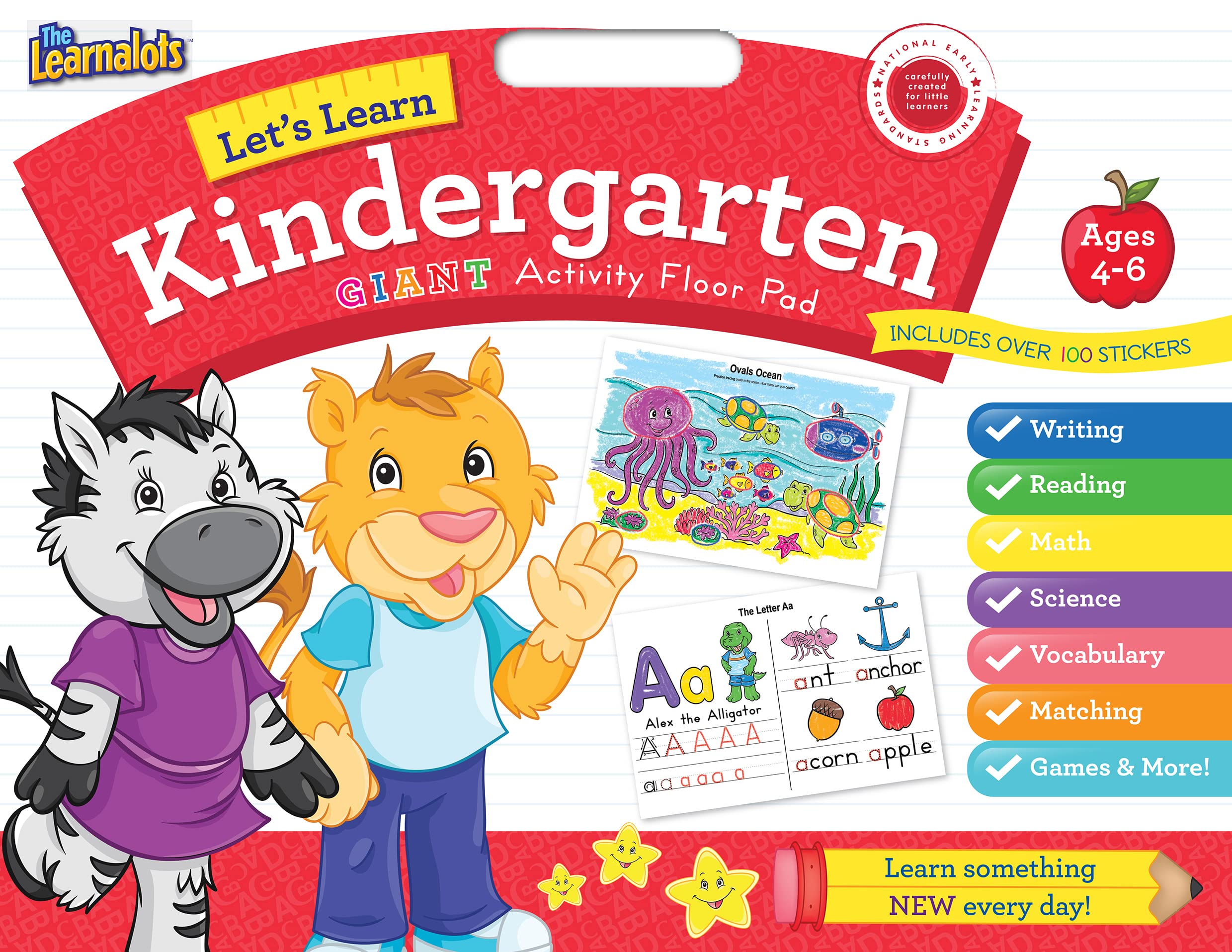 Let's Learn Kindergarten GIANT Activity Floor Pad-Learn Something New ...