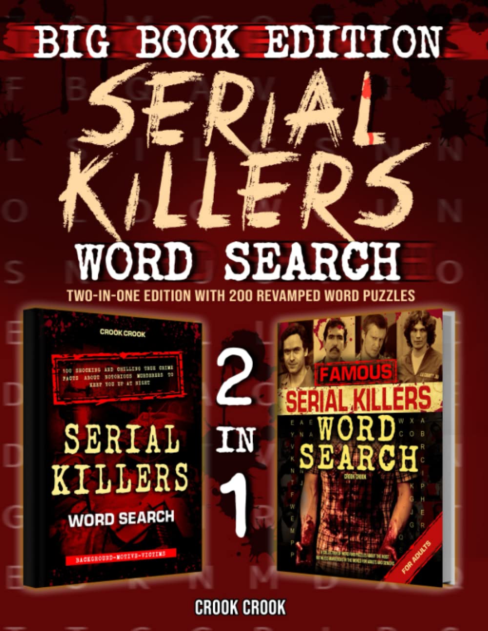 Serial Killers Word Search Big Book Edition: Special Collection of ...