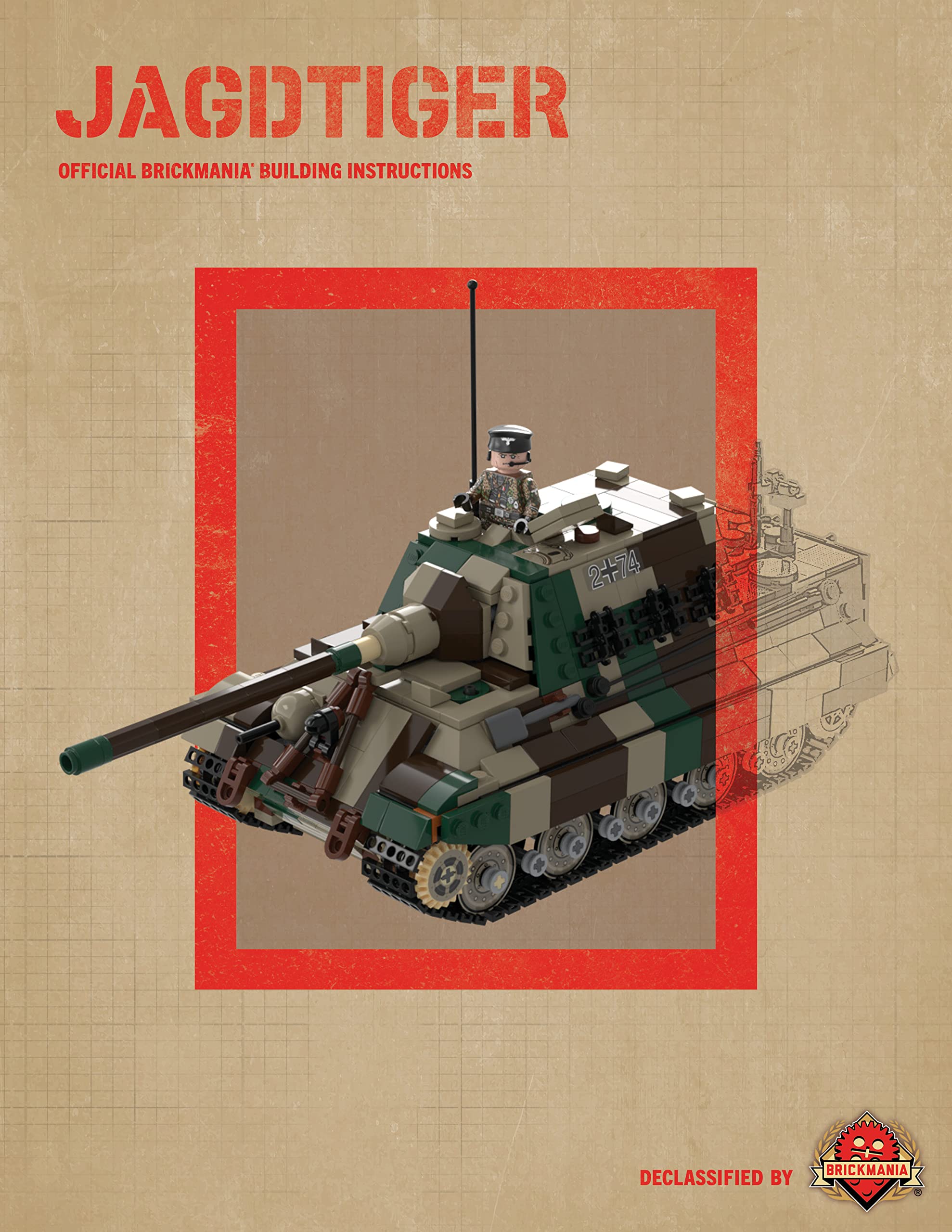 Jagdtiger: Official Brickmania Building Instructions by Brickmania ...
