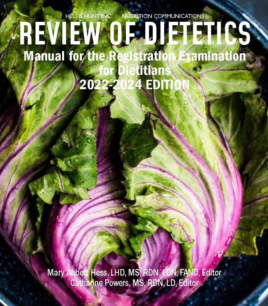 Review of Dietetics: Manual for the Registration Examination for ...