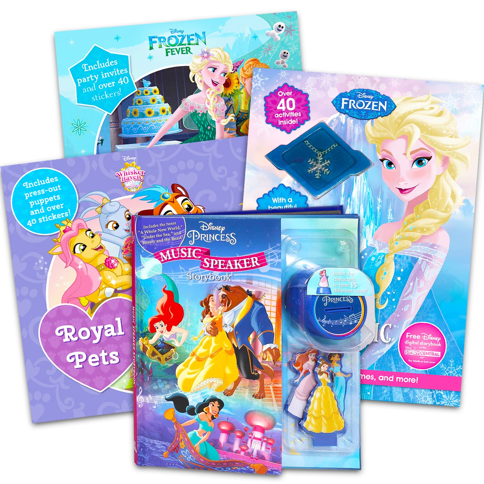 Disney Princess Interactive Storybook Collection with Frozen, Belle ...