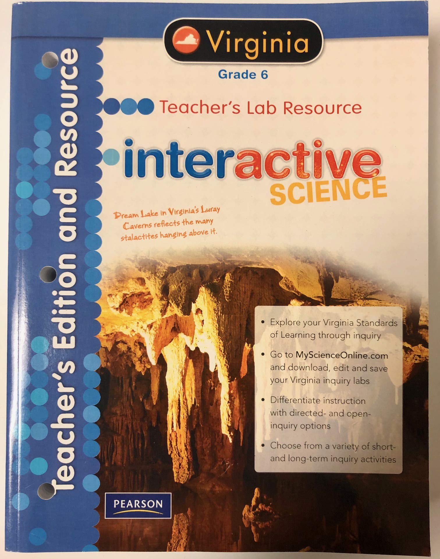 Interactive Science Virginia Ed., Grade 6, Teacher's Lab Resource by ...