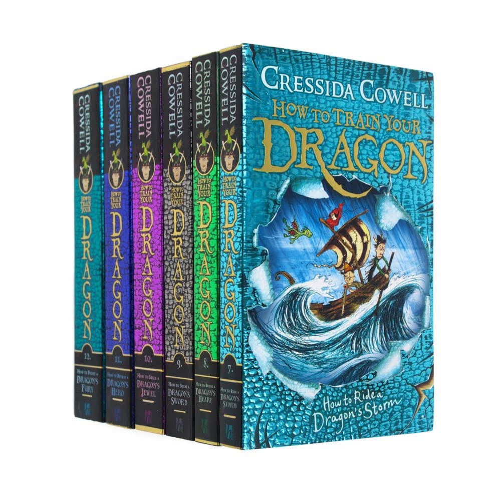 How to Train Your Dragon 6 Books Collection Set Book 7 to12 By Cressida ...