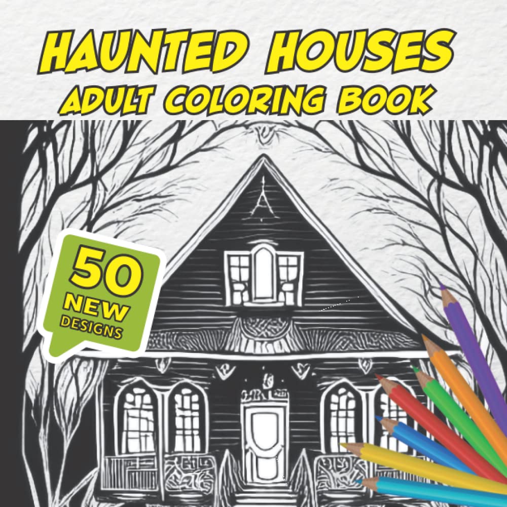 Haunted Houses Adult Coloring Book (ColorMe Books) by Aiko Arita ...