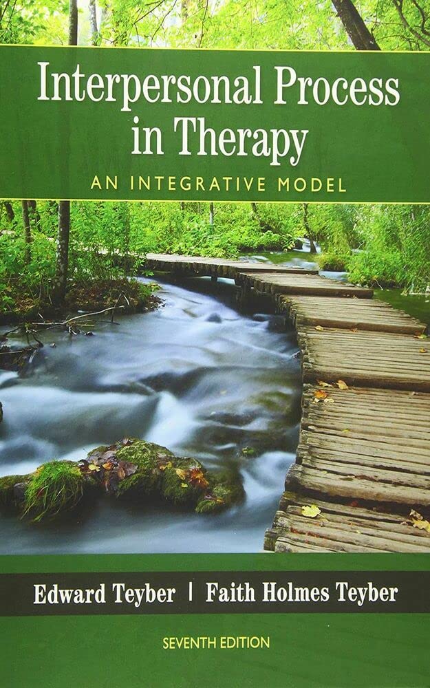 Interpersonal Process in Therapy: An Integrative Model: An Integrative ...