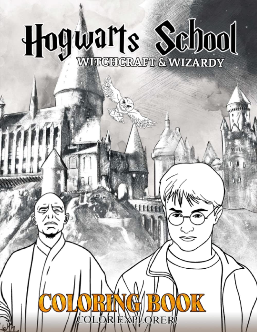 Họgwarts School Coloring Book: Encourage Creativity With Stunning And ...