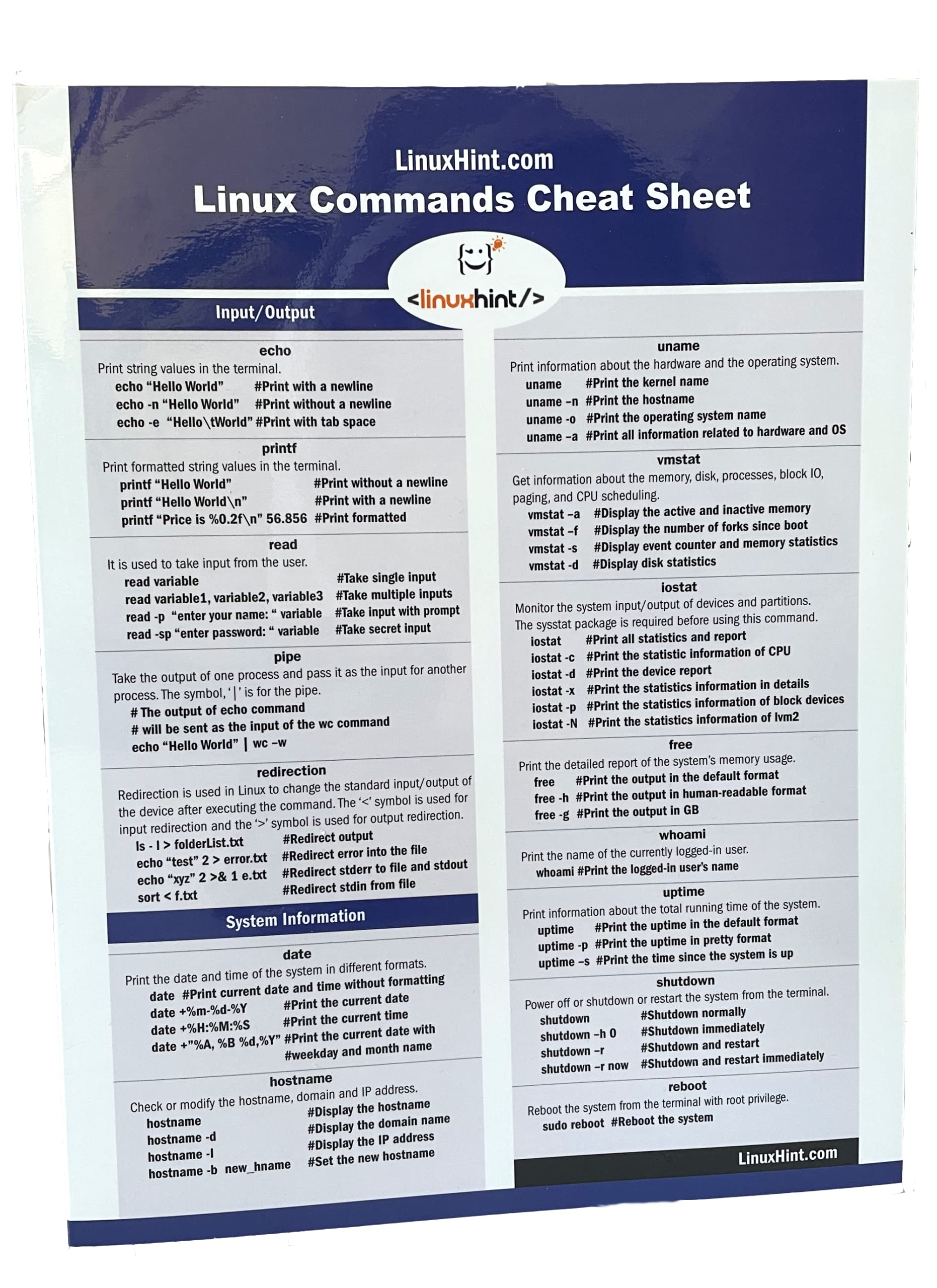 Linux Cheat Sheet by Linux Hint LLC | Goodreads
