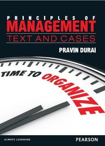 Principles of Management: Text and Cases by PEARSON INDIA | Goodreads