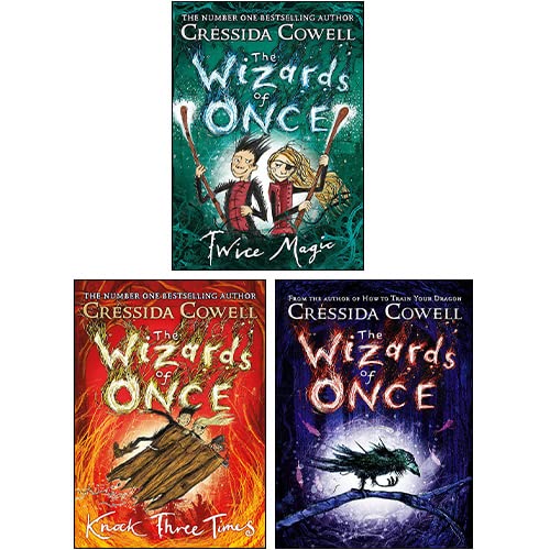 The Wizards of Once 3 Books Collection Set By Cressida Cowell by ...