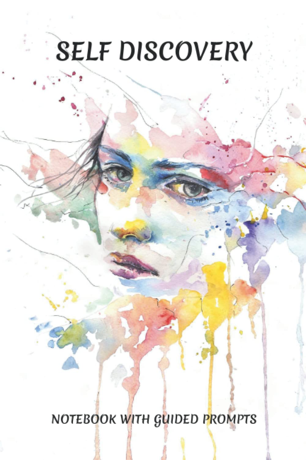 Self Discovery Notebook with Guided Prompts: Introspective Activity Book to Write in with 100 ...