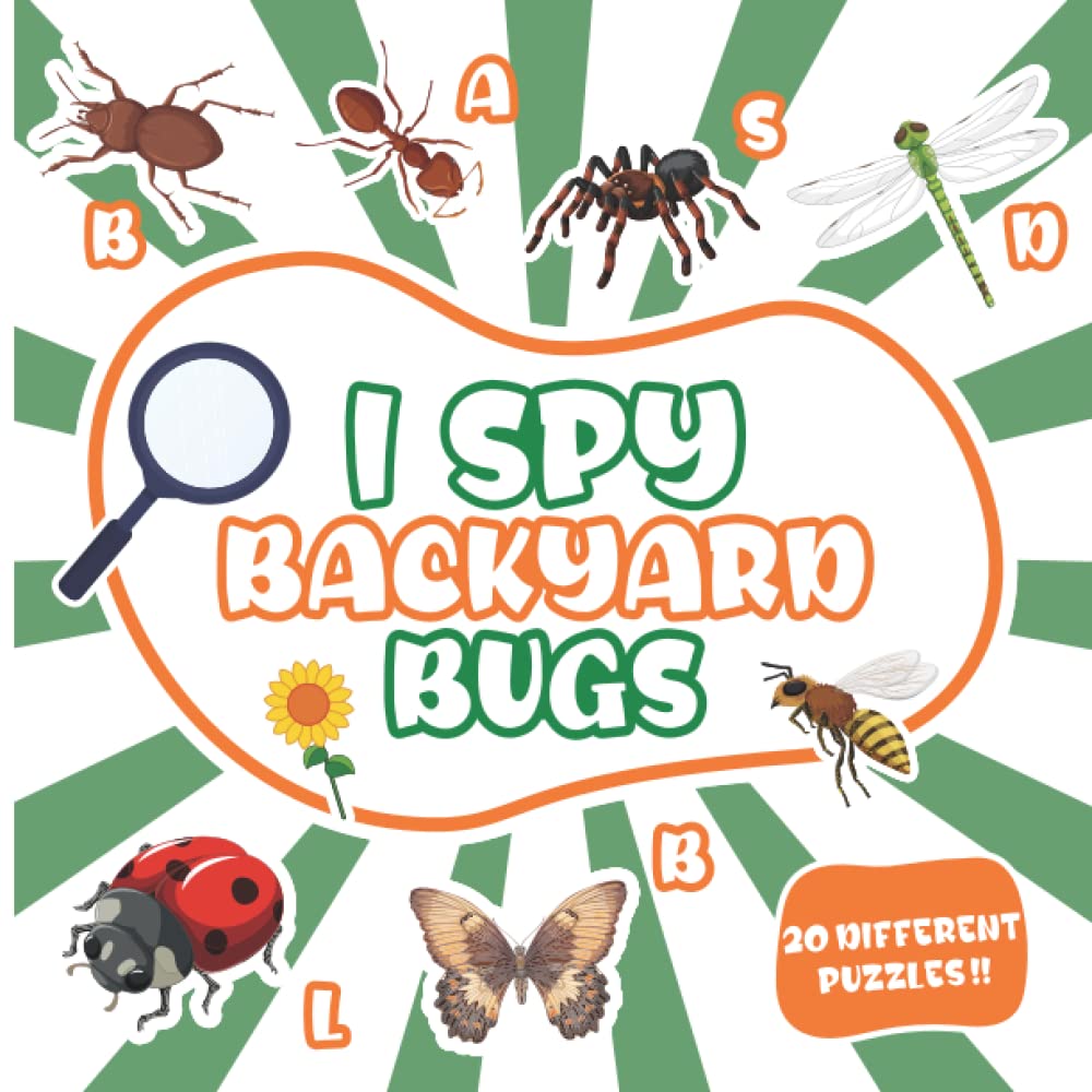 I Spy Backyard Bugs: Insect Book for Preschoolers | Activity Book for ...