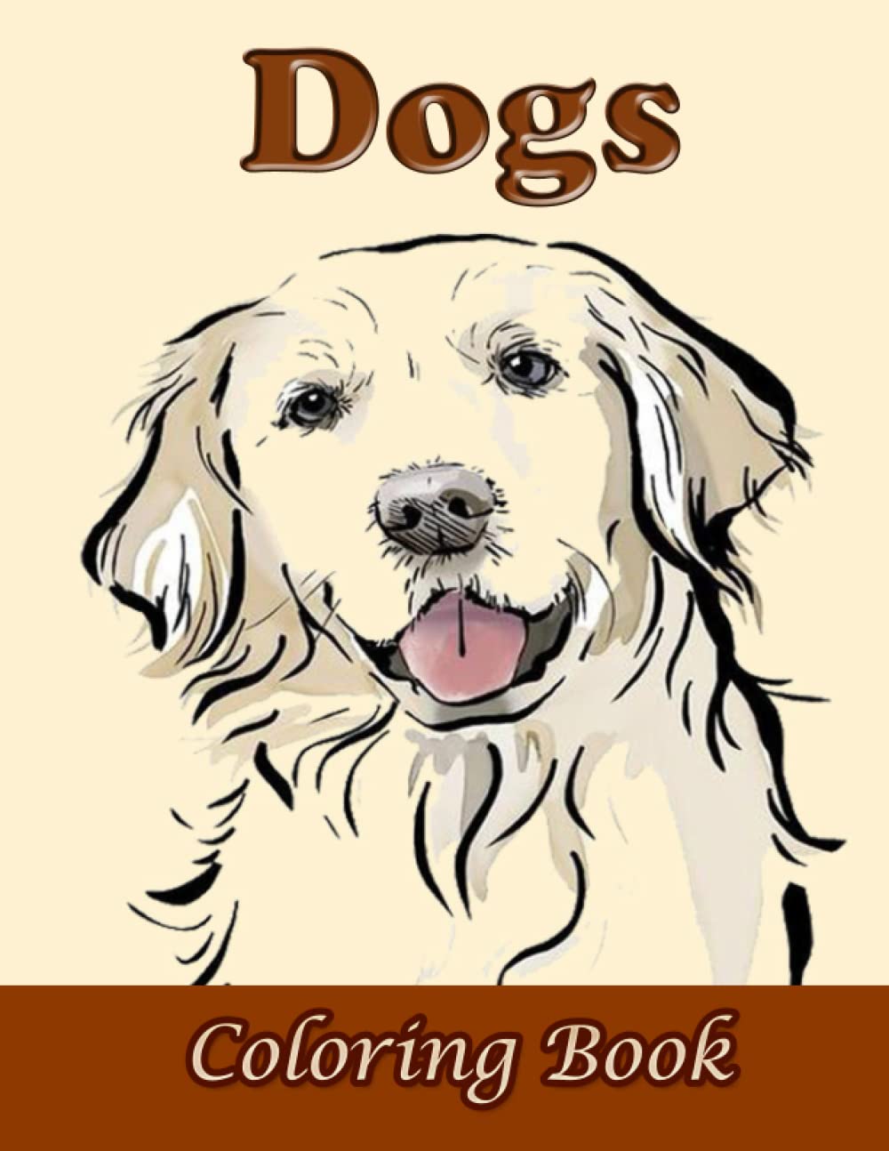 Dog Coloring book: A beautiful coloring book for adults, teens and ...