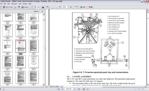 STATIC LINE PARACHUTING TECHNIQUES AND TRAINING by U.S. Department of ...