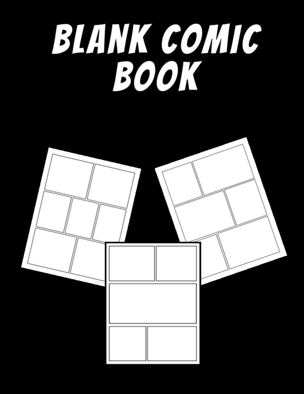 Blank comic book: Draw your own comics, variety of unique templates by ...