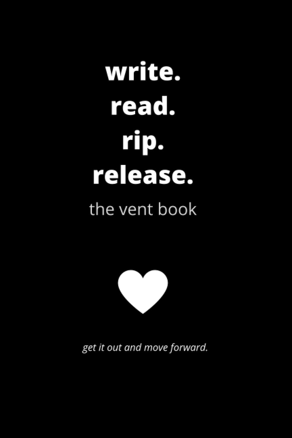 write. read. rip. release.: the vent book by Wellness Media | Goodreads