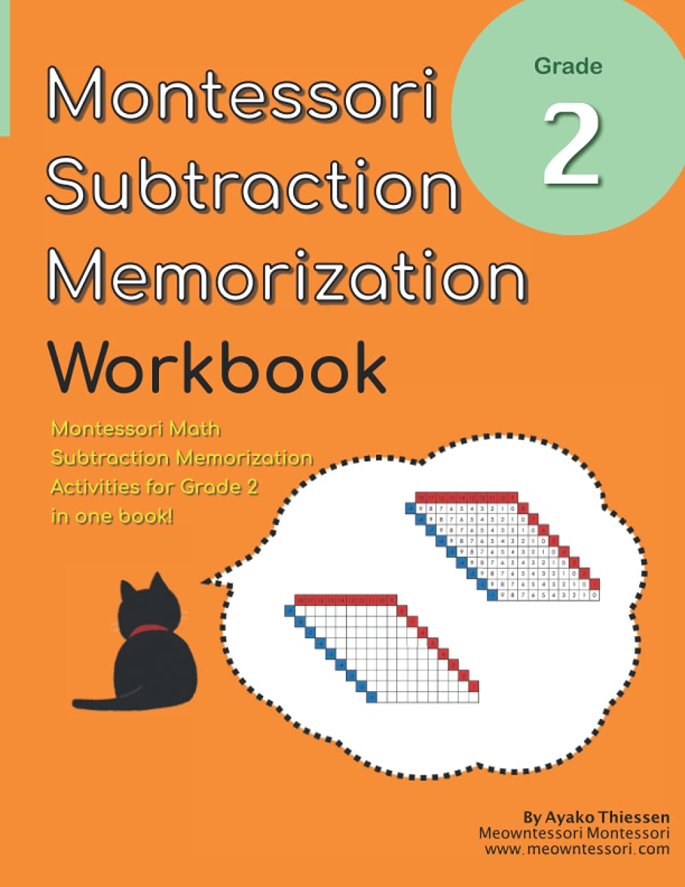 Grade 2 Montessori Math Subtraction Memorization Workbook: Montessori ...