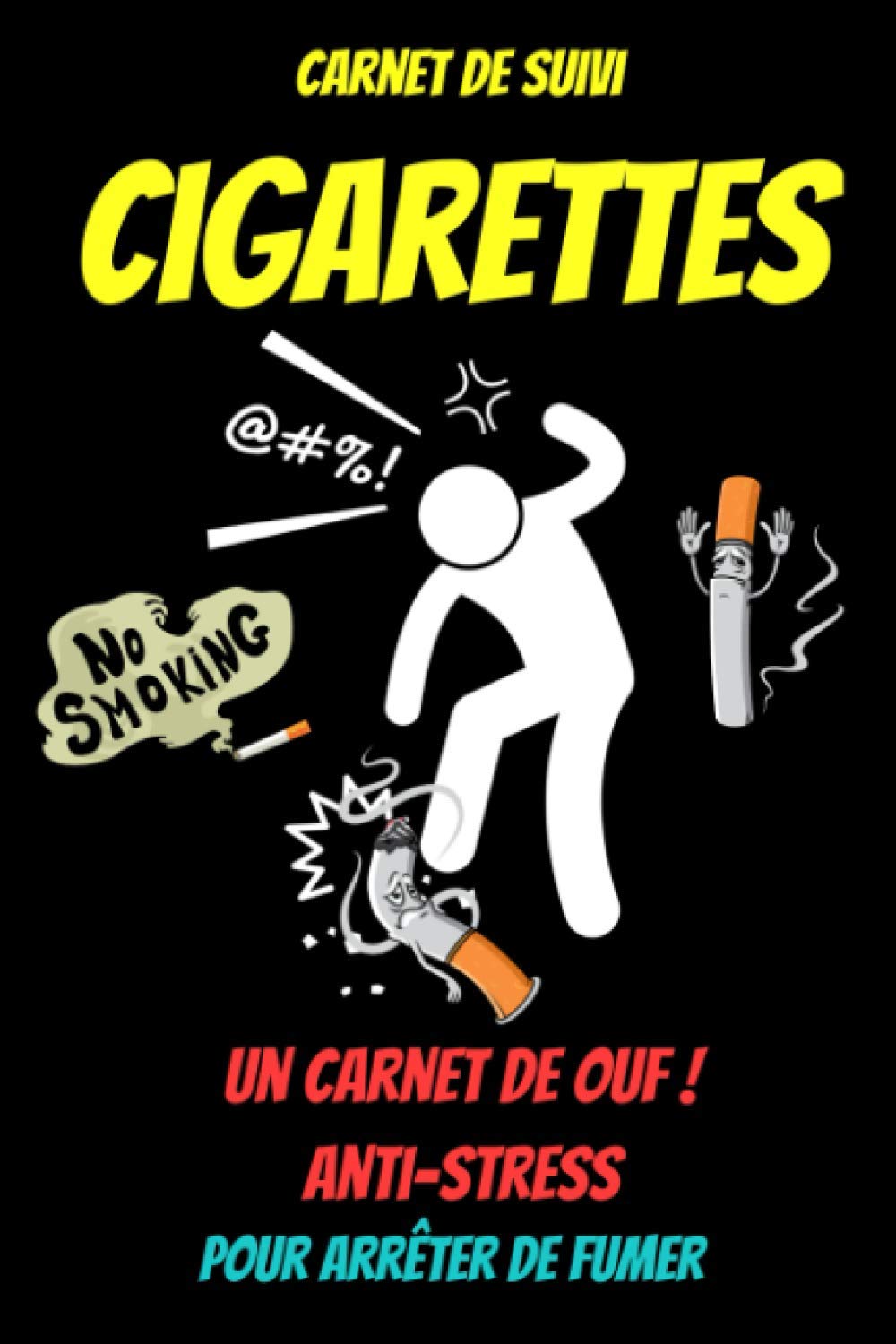 Carnet de suivi CIGARETTES -bonne resolution-cahier antistress adultes ...
