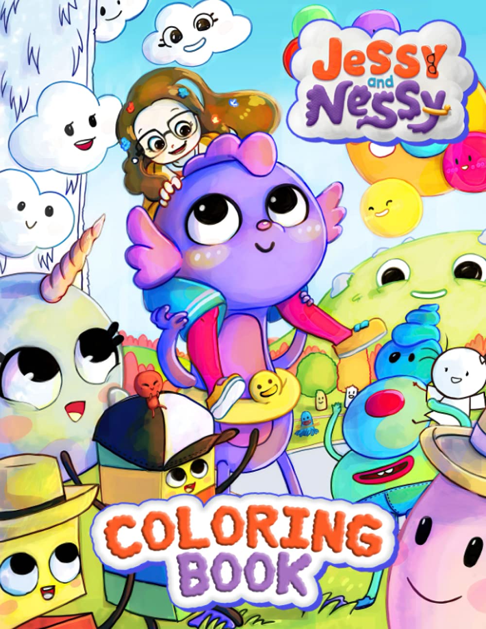 Jessy & Nessy Coloring Book: An Amazing Collection Of Illustrations For ...