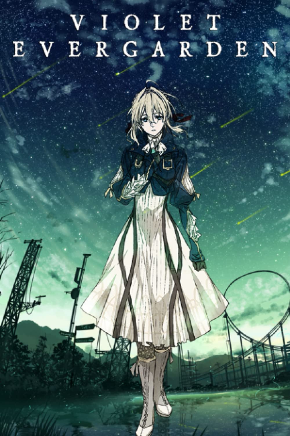 Violet Evergarden Notebook: Cute College Wide Ruled Journal Notebook ...