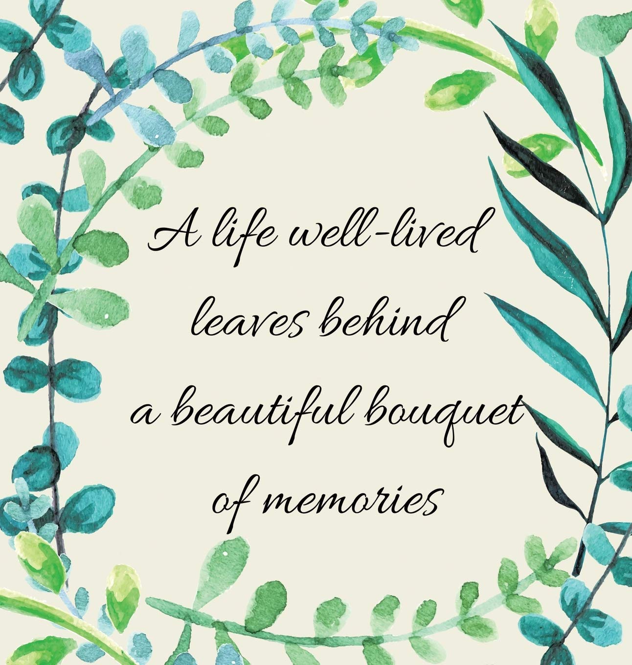 In Loving Memory Condolence Book (Hardback cover) by Lulu and Bell ...