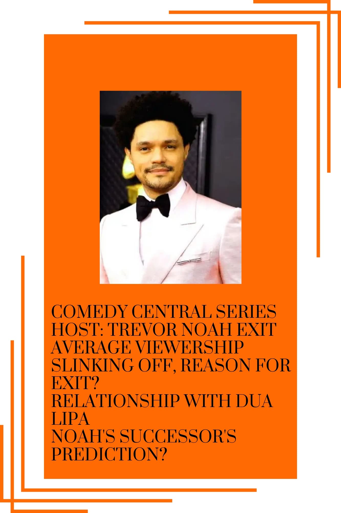 Comedy Central series host -Trevor Noah exit: Average viewership ...