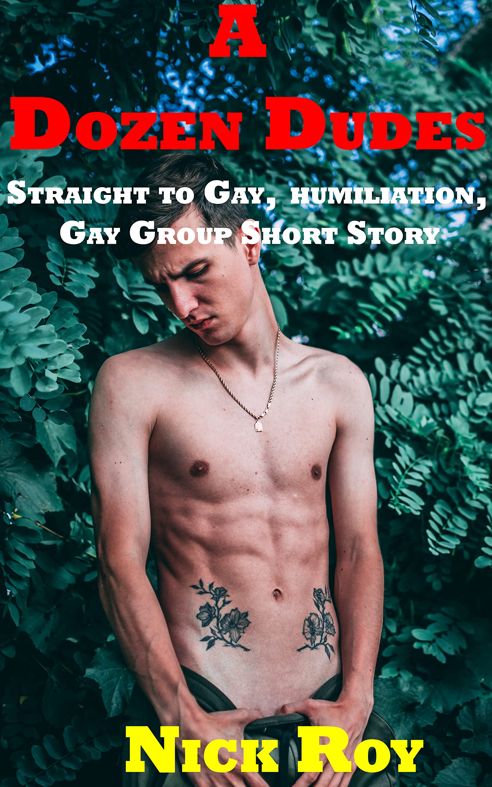 A Dozen Dudes: A GAY Group First Time HUMILIATION MM, Straight to Gay, Short erotica. by Nick ...