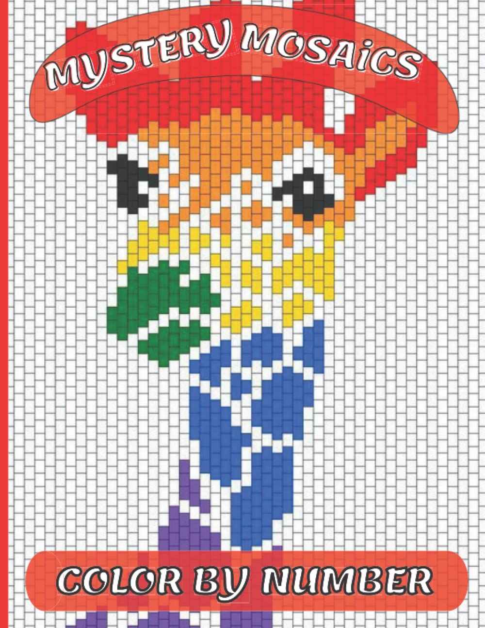Mystery Mosaics Color by Number: An Cute Coloring pages Activity Puzzle ...