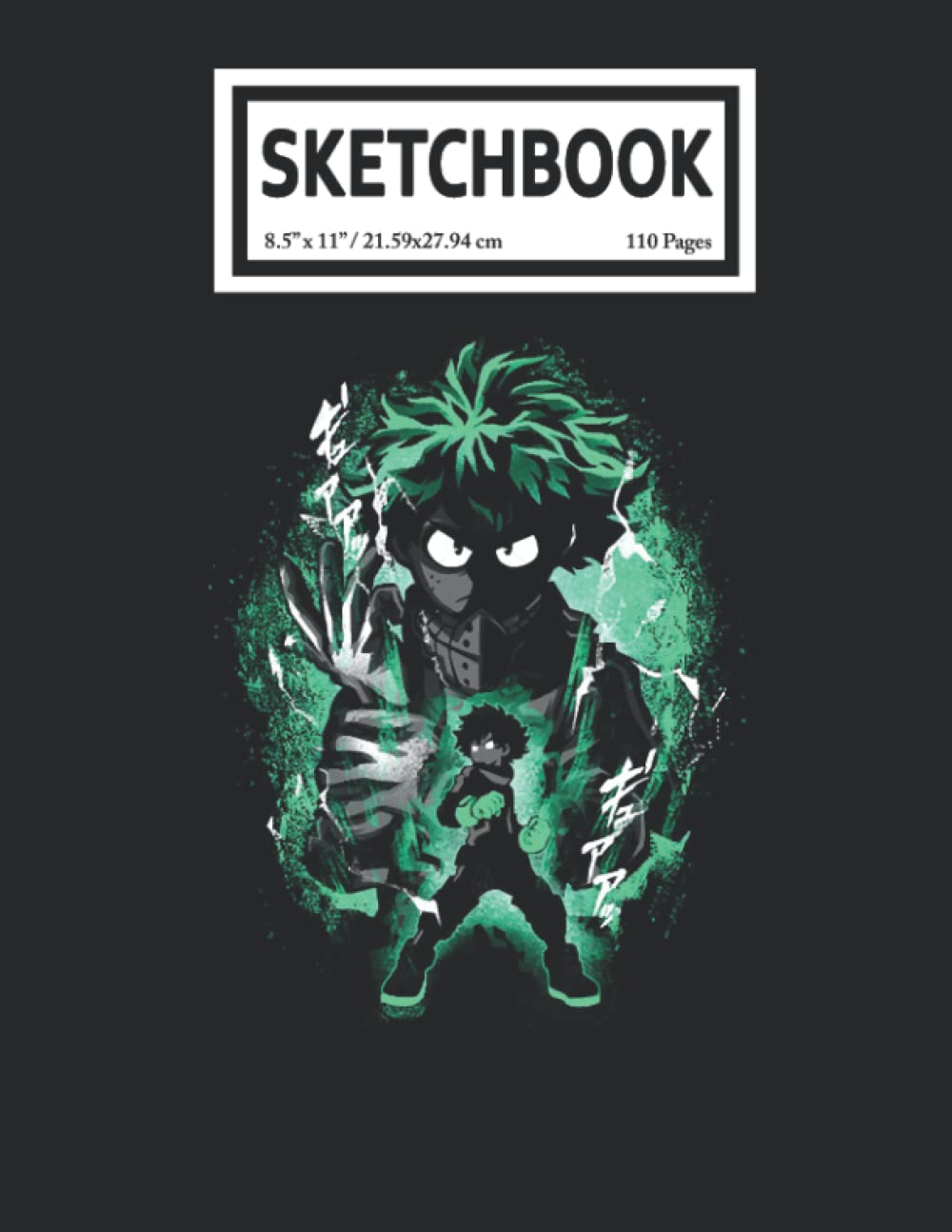 Sketchbook: Boku No My Hero Academia MHA Anime Manga Hero Deku Izuku ...