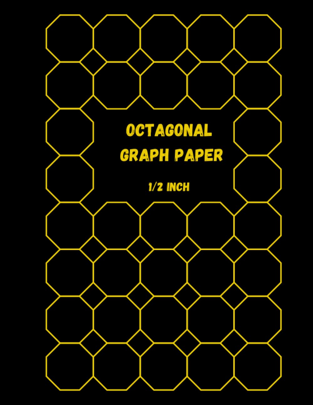 octagonal graph paper: octagon grid paper ½ inches for Math, Chemistry ...