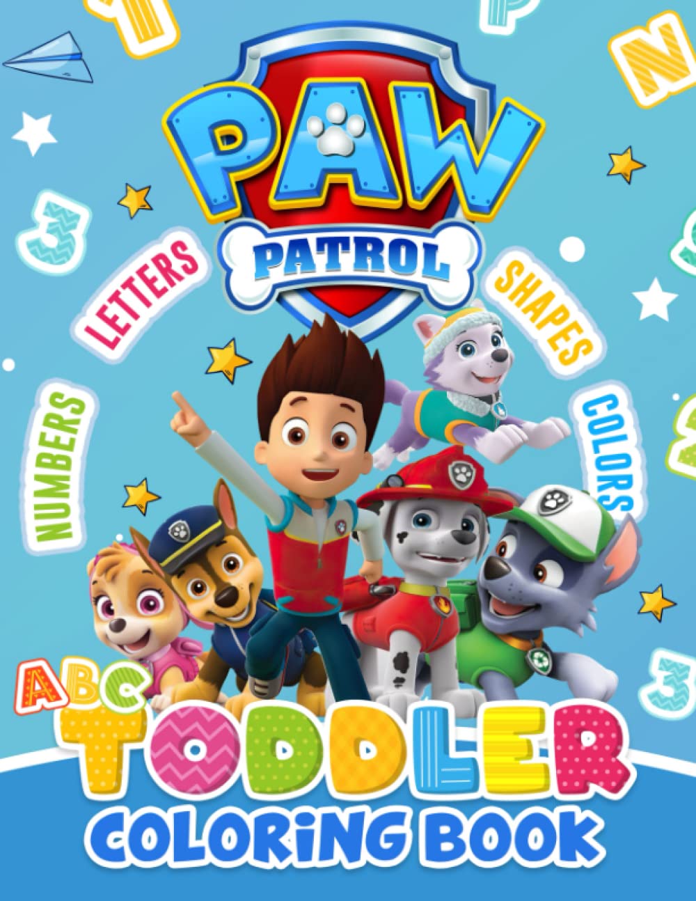Paw Toddler Coloring Book: Shapes Activities Books For Boys, Girls ...