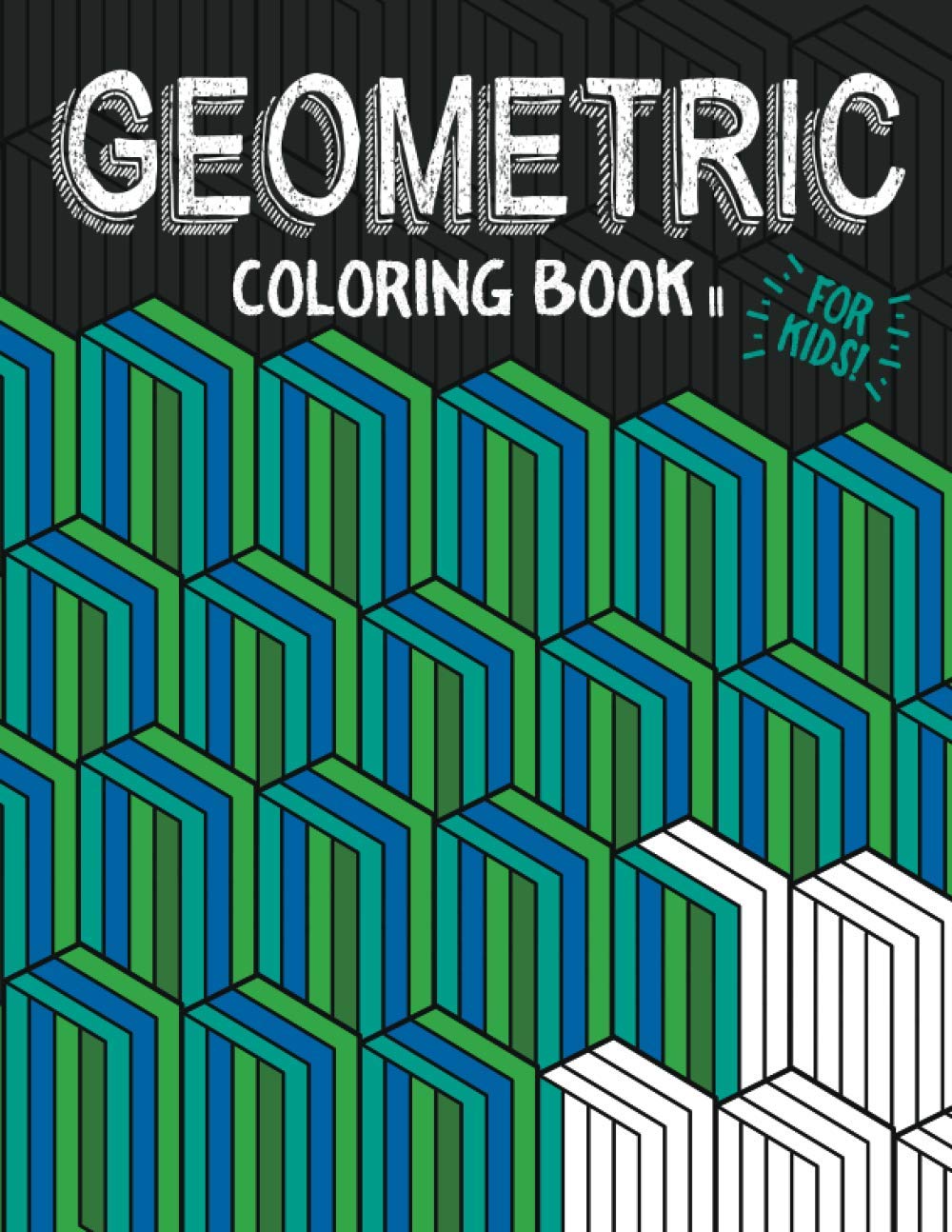 Geometric Coloring Book for Kids II: Geometric Designs for Beginners ...