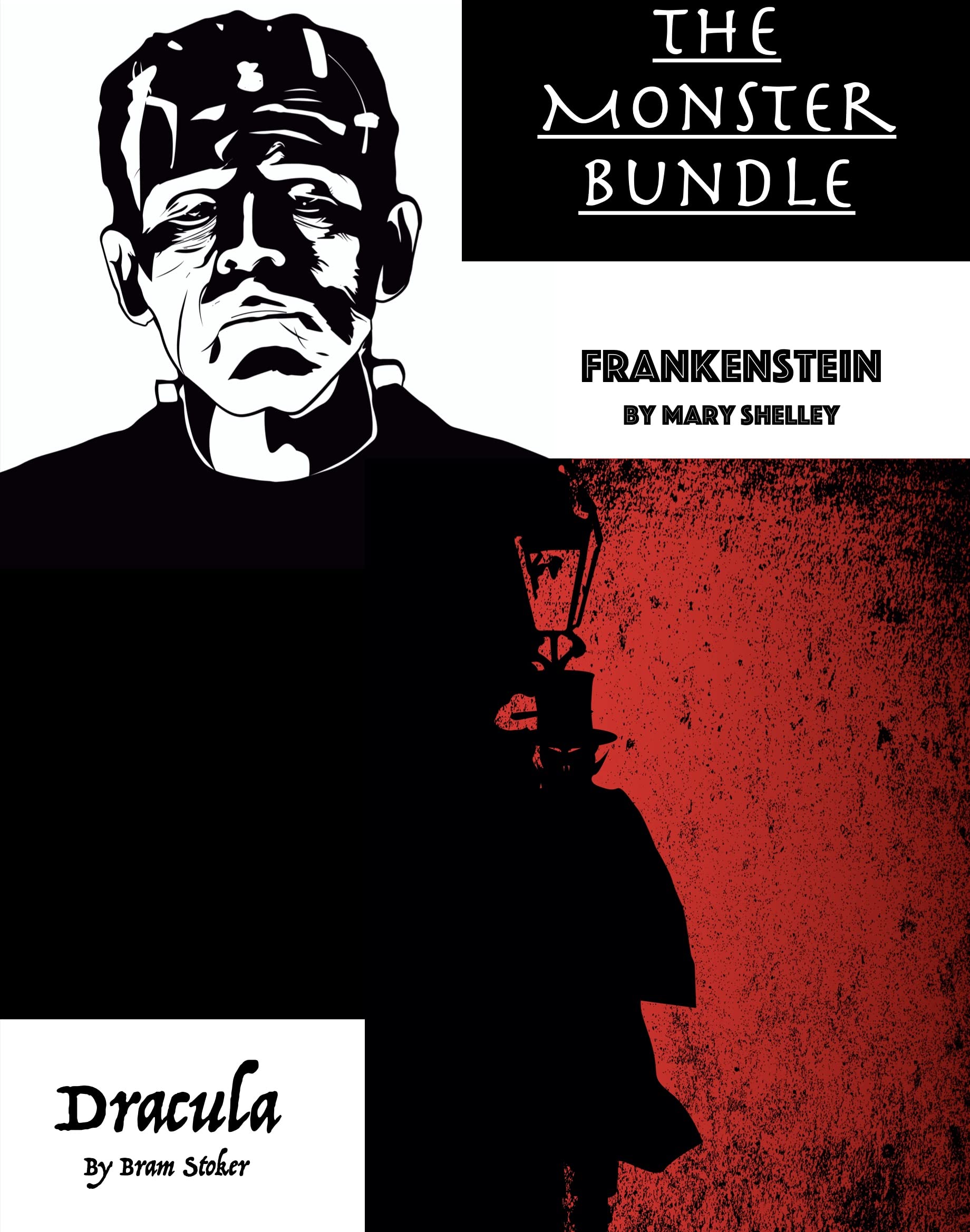 The Monster Bundle: Frankenstein and Dracula by Mary Wollstonecraft ...